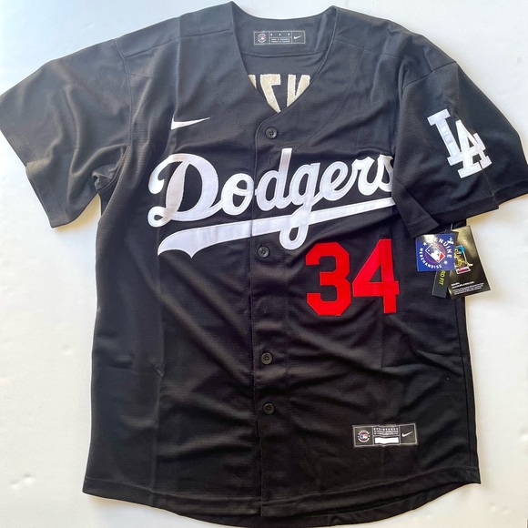 Nike | Shirts | Los Angeles Dodgers34 Fernando Valenzuela | Poshmark